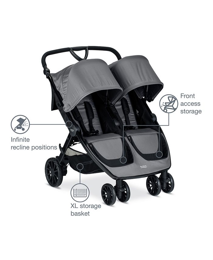 Britax B-Lively Double Stroller - Macy's