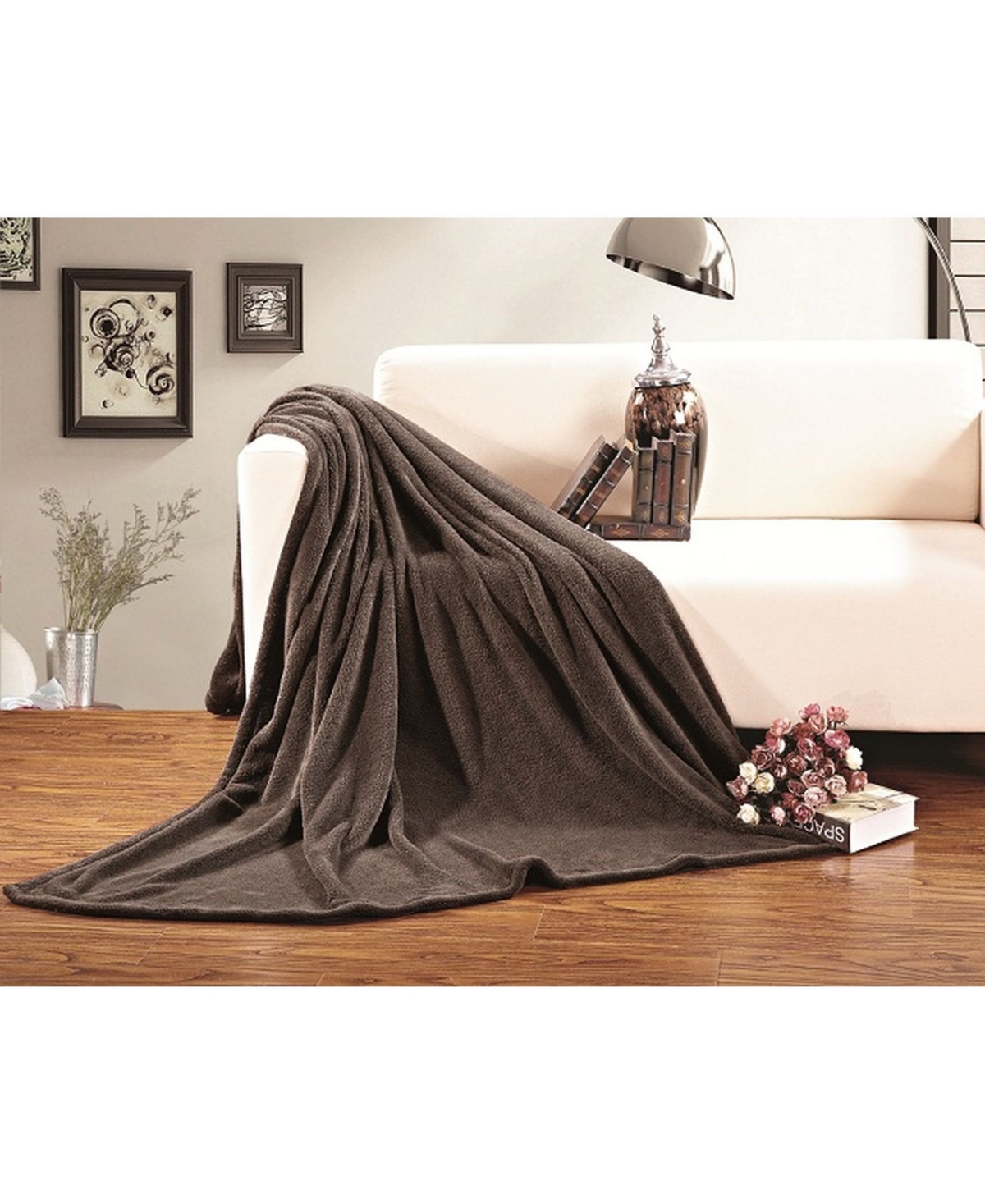 Click here for Elegant Comfort Luxury Plush Fleece Blanket  King/... prices