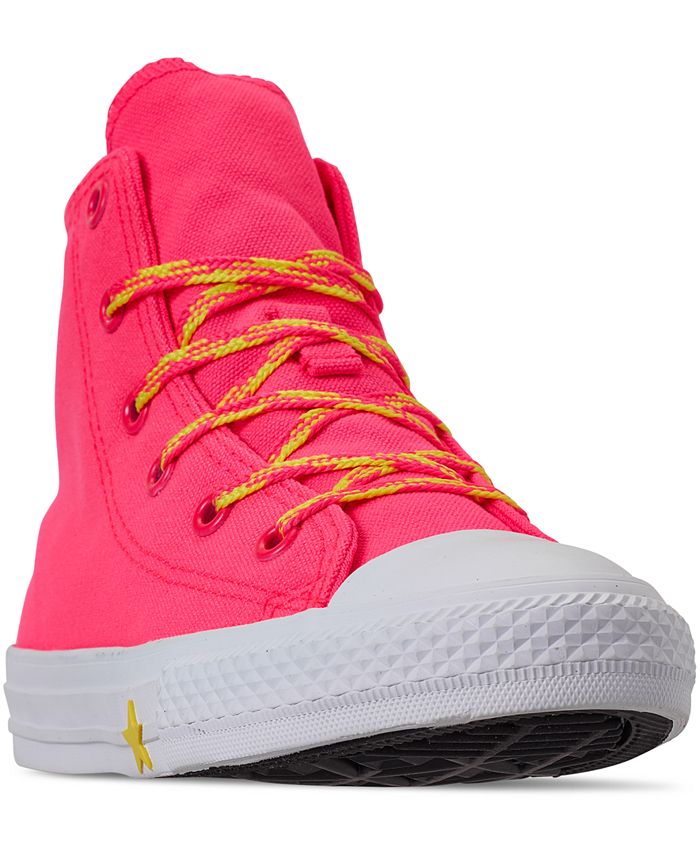 Converse Little Girls Chuck Taylor High-Top Glow Up Casual Sneakers ...