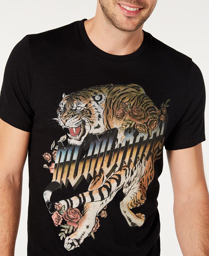 GUESS Men's Tiger Graphic T-Shirt - Macy's