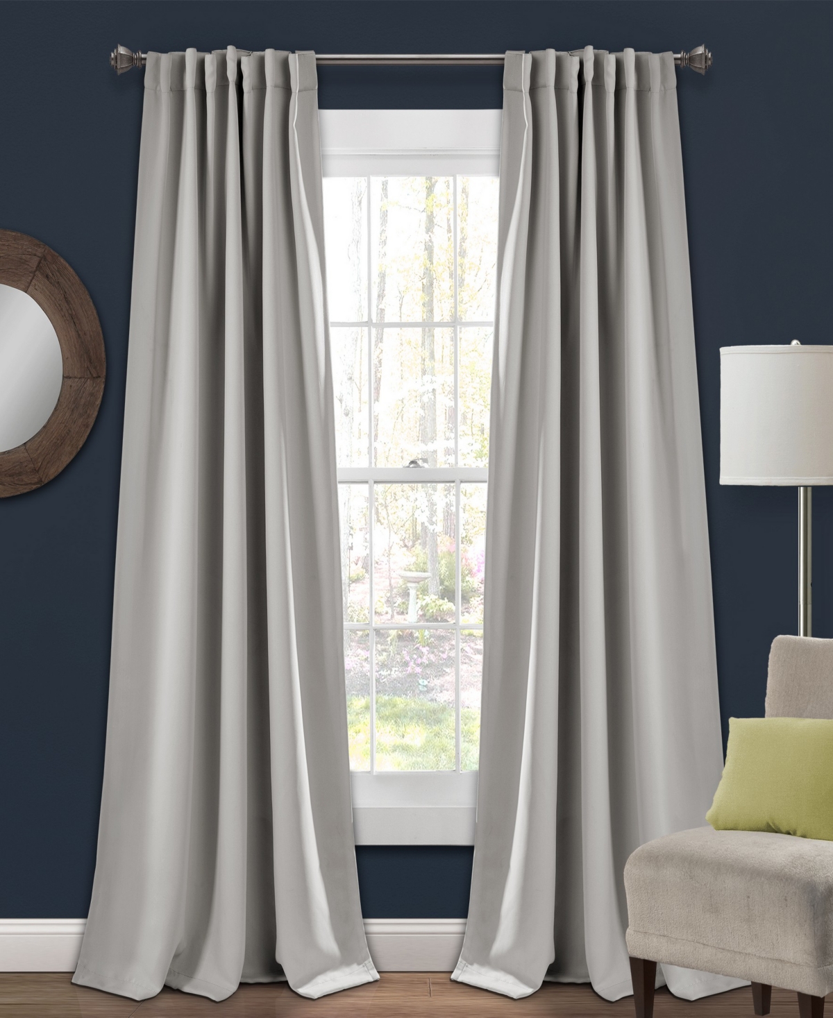 Click here for Insulated 52 x 84 Blackout Curtain Set - Light gra... prices