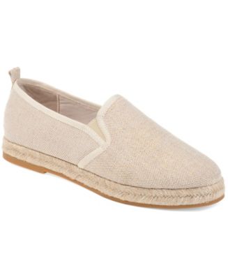 Journee Collection Women's Daphne Linen Flats - Macy's
