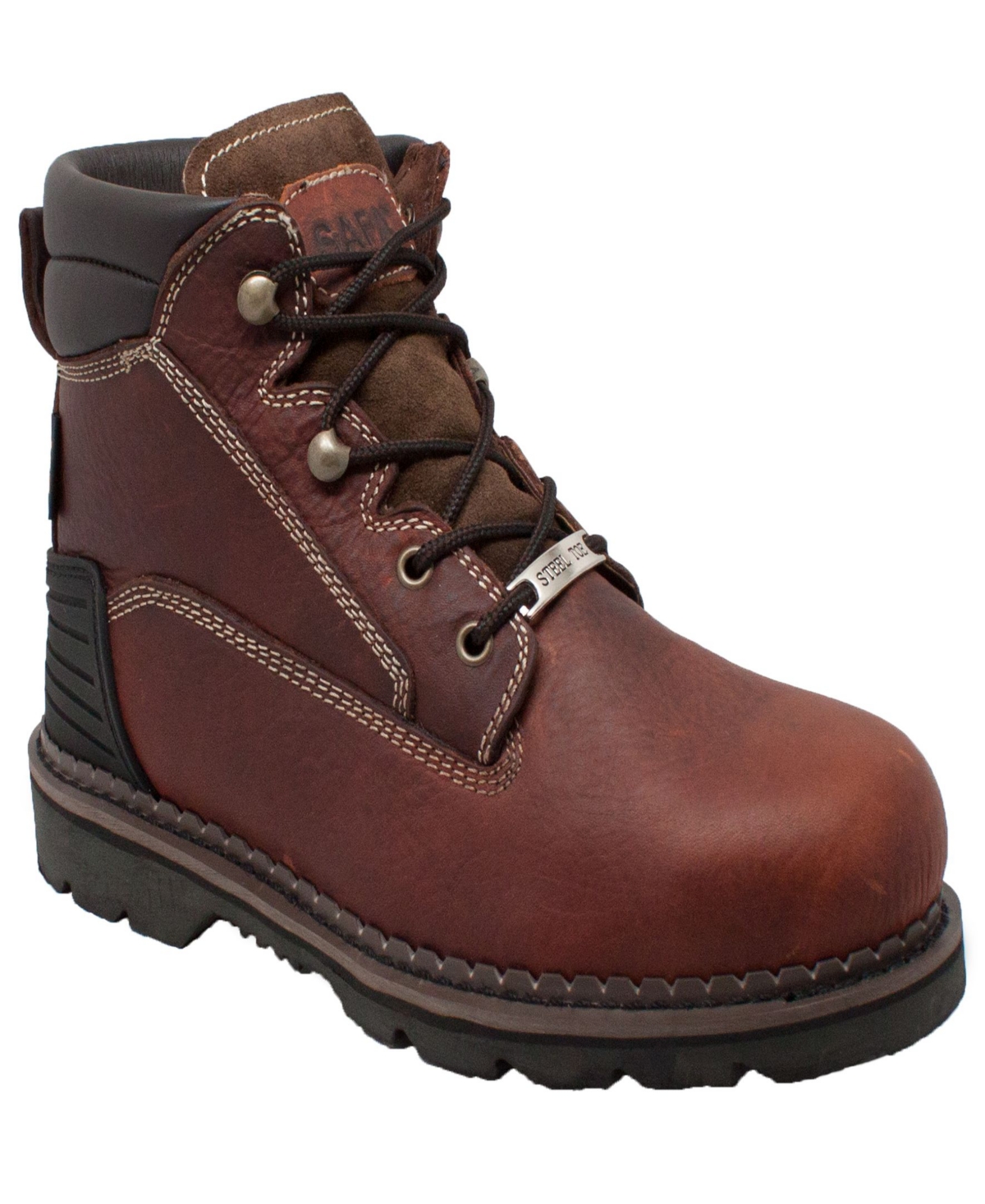 Click here for Safa Mens 6 Steel Toe Work Boot Brown - Brown prices