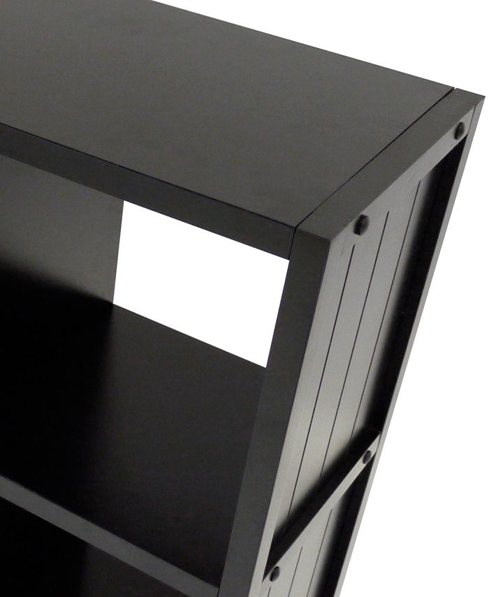 Winsome 5-Piece Wainscoting Panel Shelf with 4 Baskets - Macy's