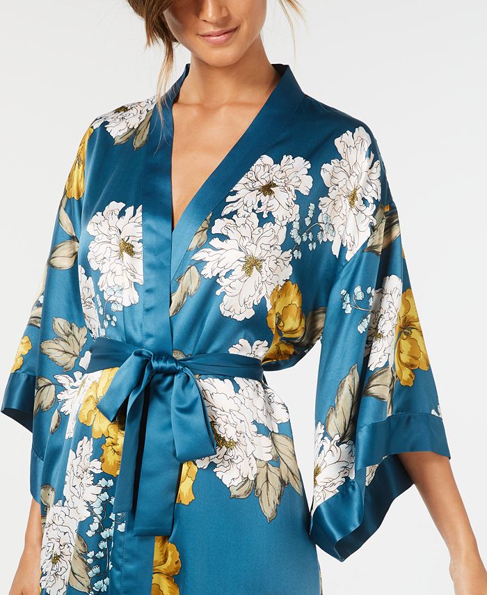 INC International Concepts INC Women's Floral-Print Kimono Robe - Macy's