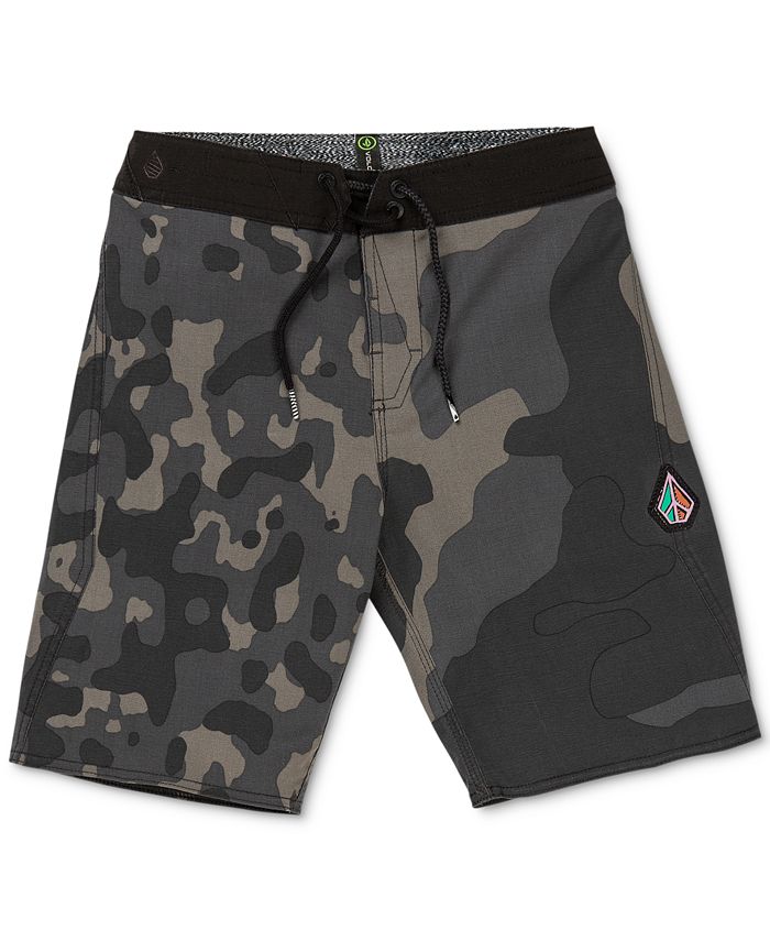 Volcom Big Boys Camo-Print Swim Trunks - Macy's
