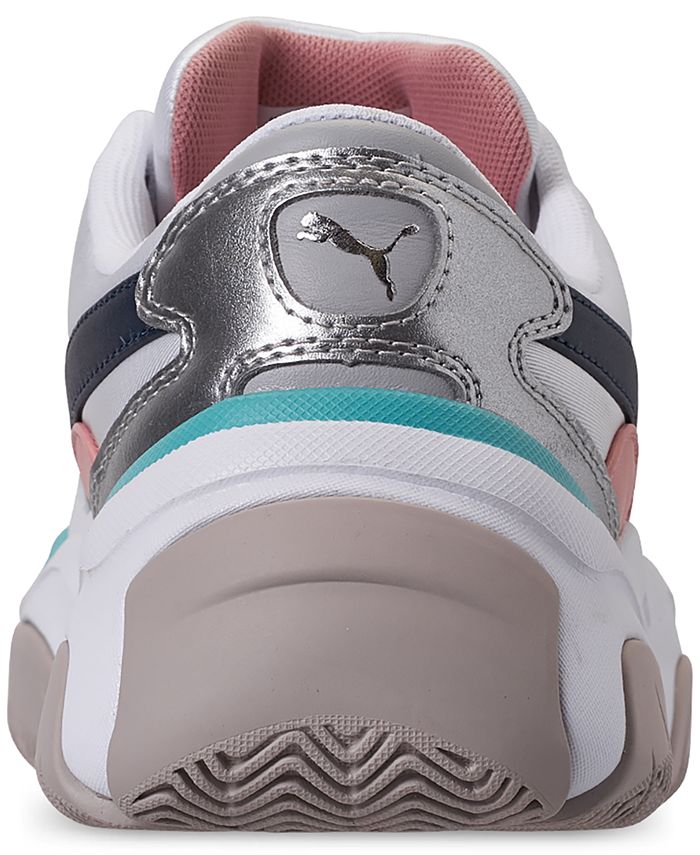 Puma Women's STORM.Y Metallic Casual Sneakers from Finish Line - Macy's