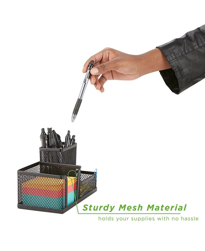 Mind Reader 2 Piece Mesh Memo Desk Organizer - Macy's