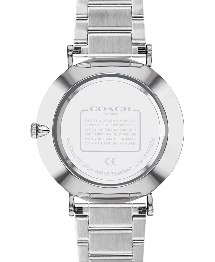 COACH Men's Charles Two-Tone Stainless Steel Bracelet Watch 41mm - Macy's