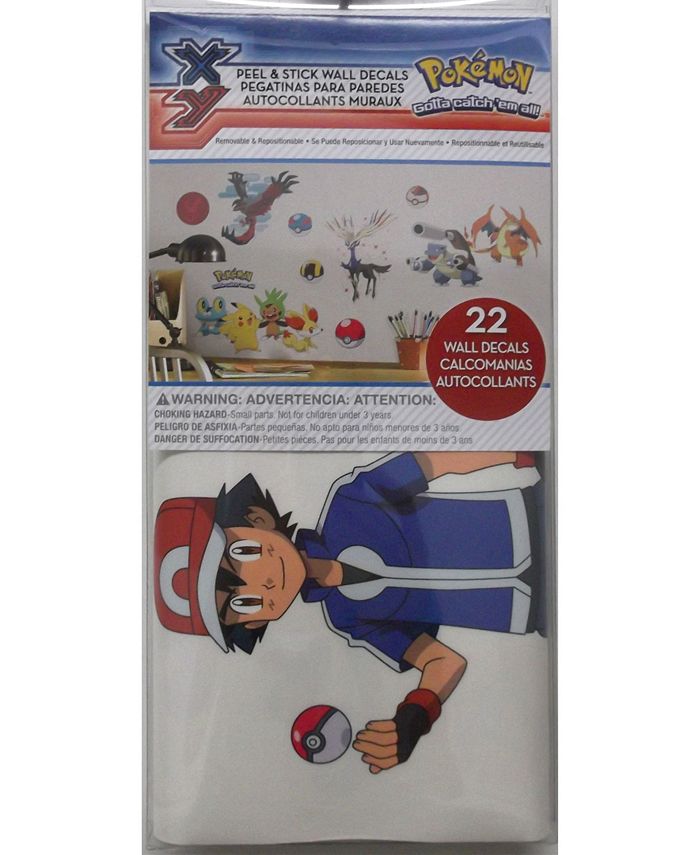 York Wallcoverings Pokemon XY Peel and Stick Wall Decals - Macy's