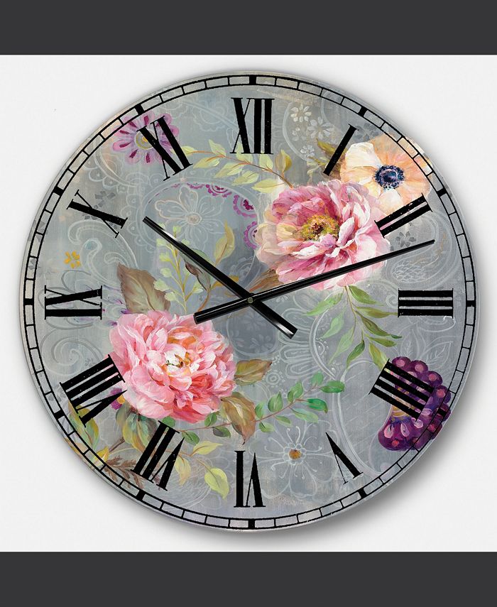 Designart Cabin and Lodge Oversized Metal Wall Clock - Macy's