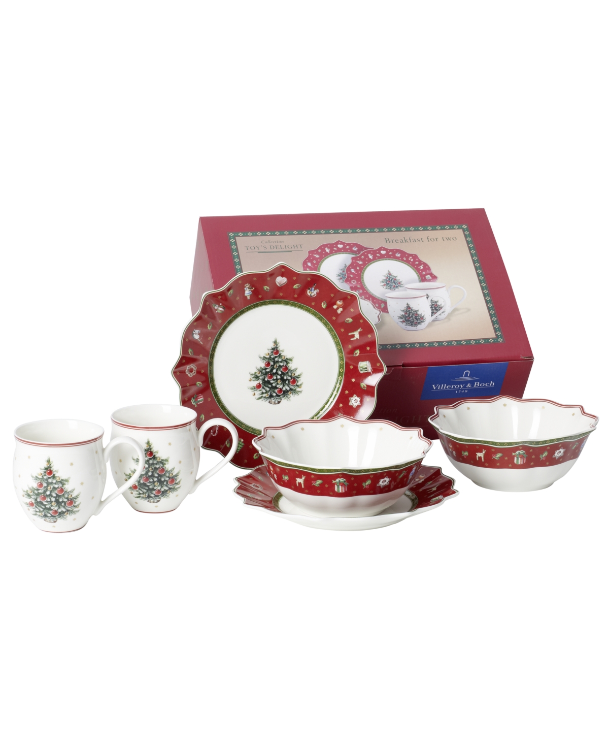 Click here for Villeroy & Boch Toys Delight 6-Piece Red Breakfast... prices