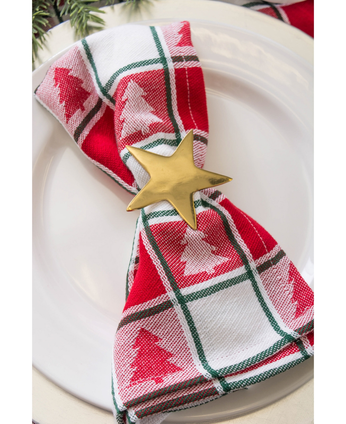 Click here for Star Napkin Ring  Set of 6 - Gold prices