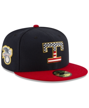 New Era Texas Rangers Stars And Stripes 59fifty Cap In Scarlet | ModeSens