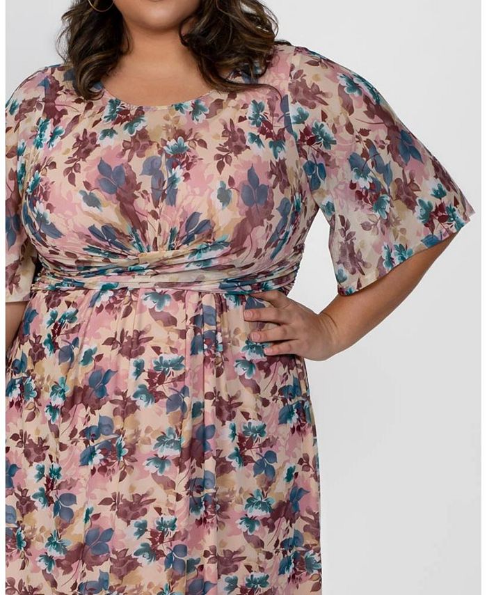 Kiyonna Women's Plus Size Katarina Mesh Dress - Macy's