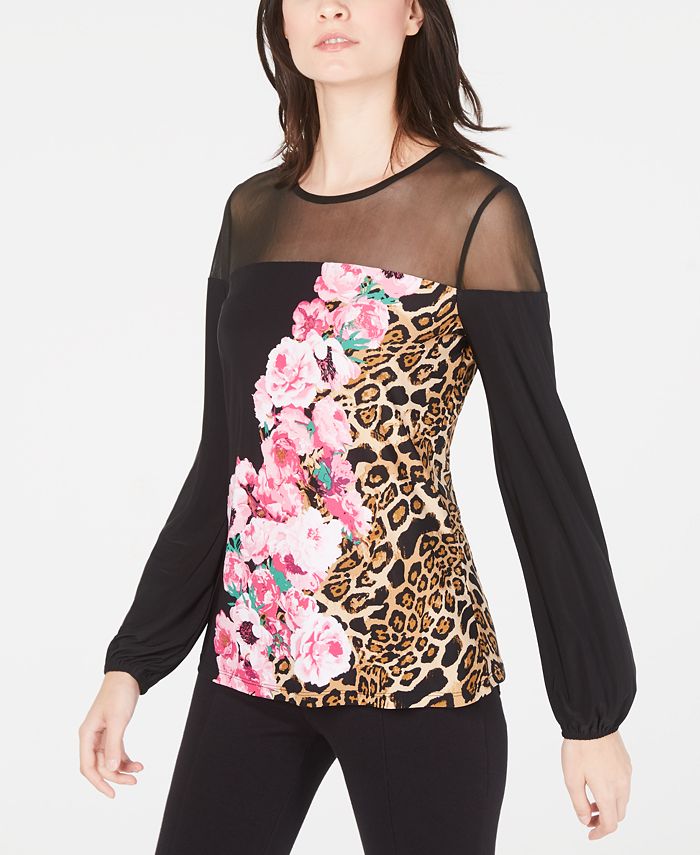 INC International Concepts INC Printed Illusion Top, Created for Macy's ...