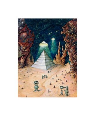 Peter Potter Alien Invasion Canvas Art - 27" x 33.5" - Macy's