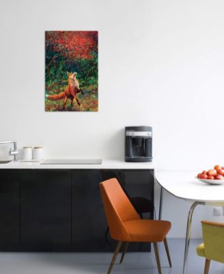 iCanvas Fox Fire by Iris Scott Wrapped Canvas Print - 40" x 26" - Macy's