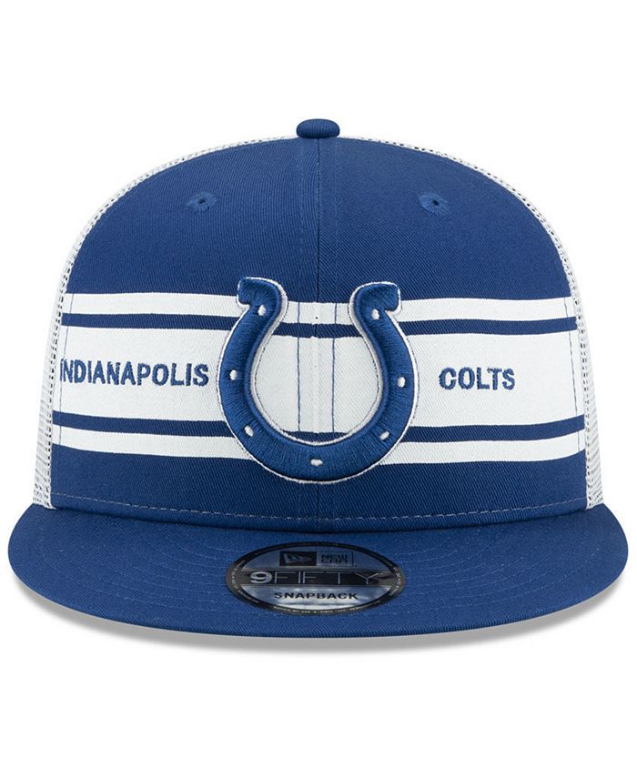 New Era Indianapolis Colts Classic 77 Stripe Mesh 9FIFTY Cap - Macy's