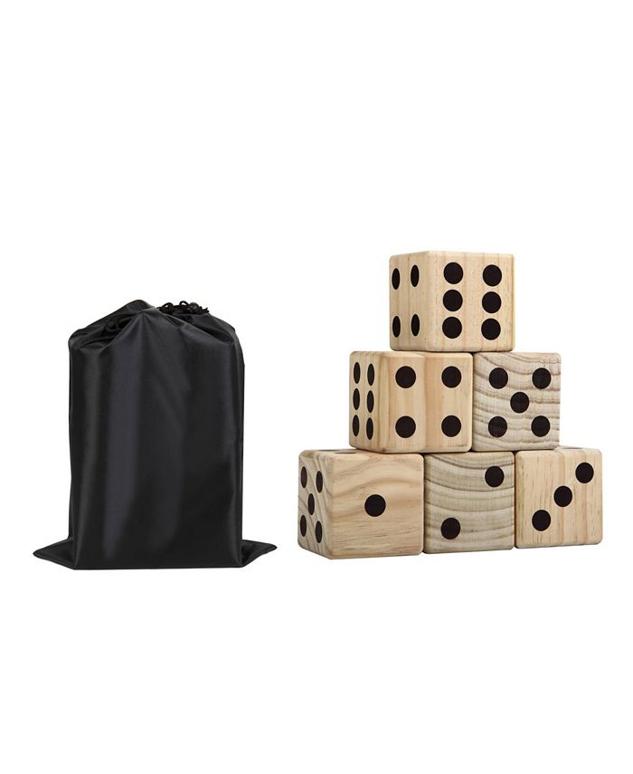 Hathaway High Roller Yard Dice Set With Black Nylon Storage Bag - Macy's