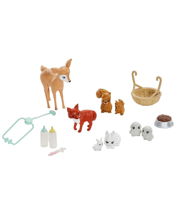 Barbie Animal Rescuer Doll & Playset - Macy's