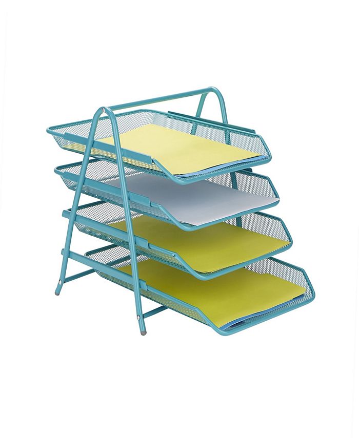 Mind Reader 4 Tier Paper Tray Desk Organizer - Macy's
