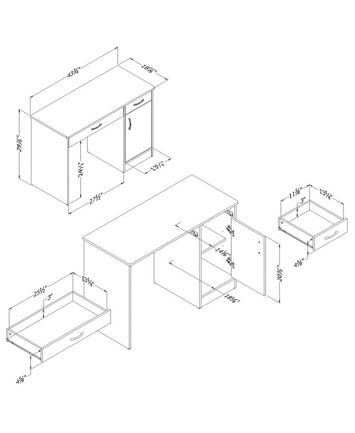 South Shore Axess Desk - Macy's