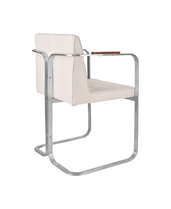 Today's Mentality Crystal Contemporary Dining Chair in Brushed ...