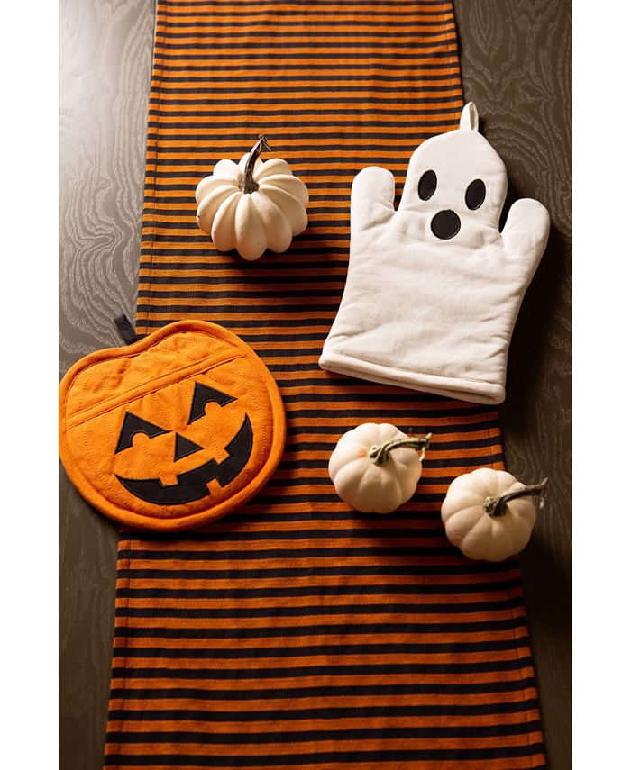 Design Imports Ghost Oven Mitt and Jack O'Lantern Potholder Set - Macy's