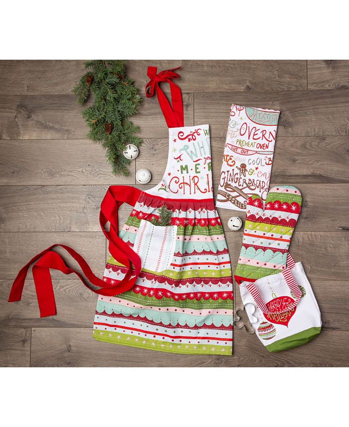 Design Imports Cozy Christmas Kitchen Set - Macy's