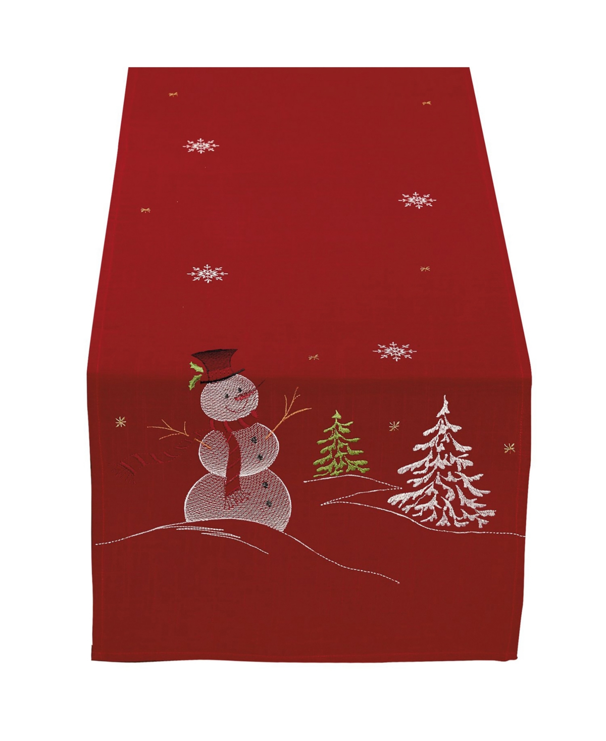 Click here for Design Imports Embroidered Snowman Table Runner -... prices