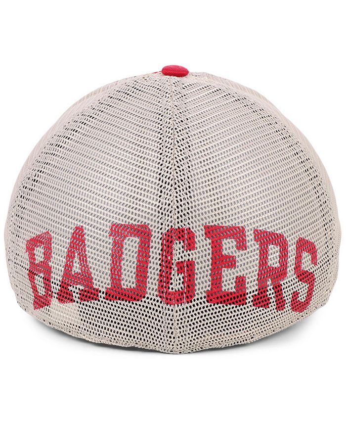 '47 Brand Wisconsin Badgers Stamper CLOSER Stretch Fitted Cap - Macy's