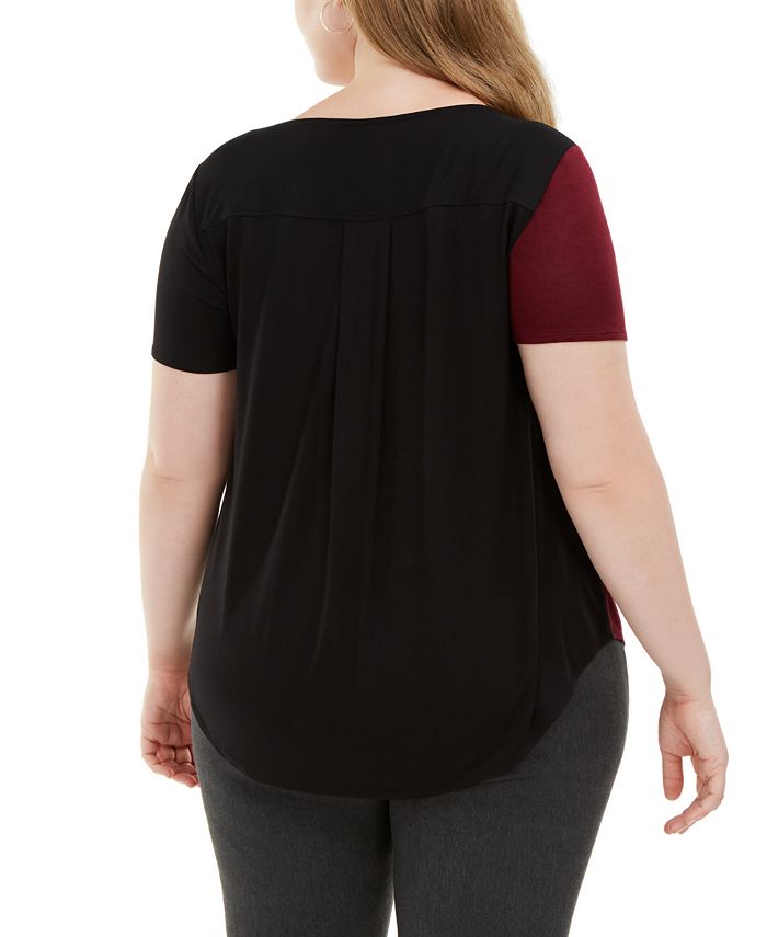 Alfani Plus Size Printed Top, Created for Macy's - Macy's