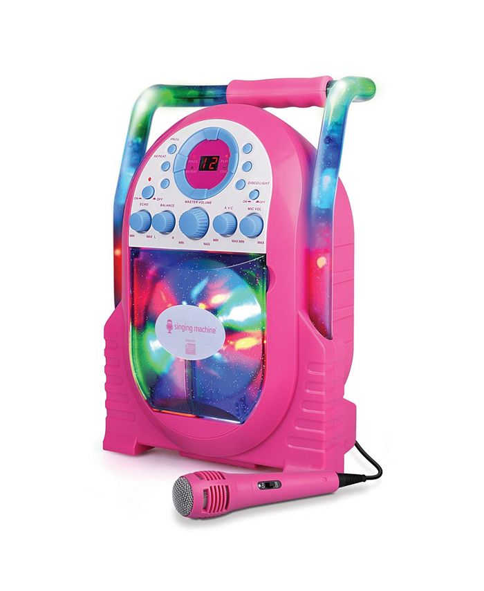 The Singing Machine SML505P Portable CD + G Karaoke System - Macy's