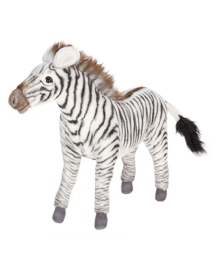 Hansa Grevy'S 14" Zebra Plush Toy - Macy's