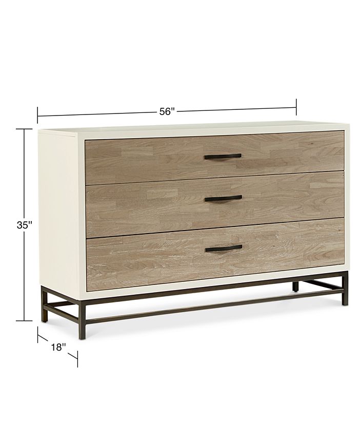 Furniture Avery 3 Drawer Dresser - Macy's