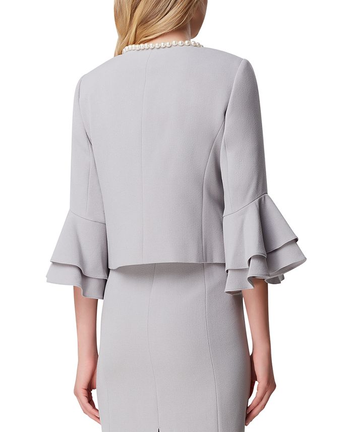 Tahari ASL Pearl-Collar Dress Suit - Macy's
