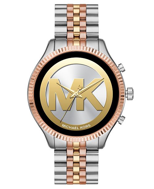 Michael Kors Access Gen 5 Lexington Tri-Tone Stainless Steel Bracelet ...