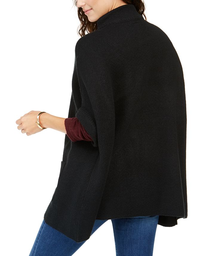 Cejon Solid Riding Cape With Welt Pockets - Macy's