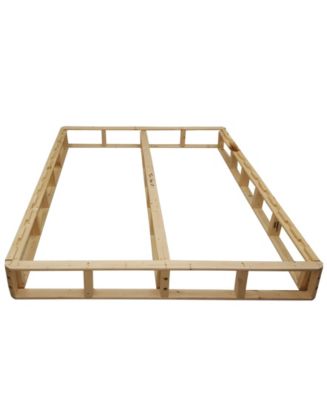 Payton Easy Wood Box Spring or Foundation with Simple Assembly for ...