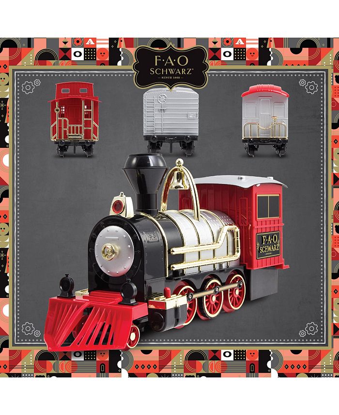 FAO Schwarz Train Set Motorized with Sound - Macy's
