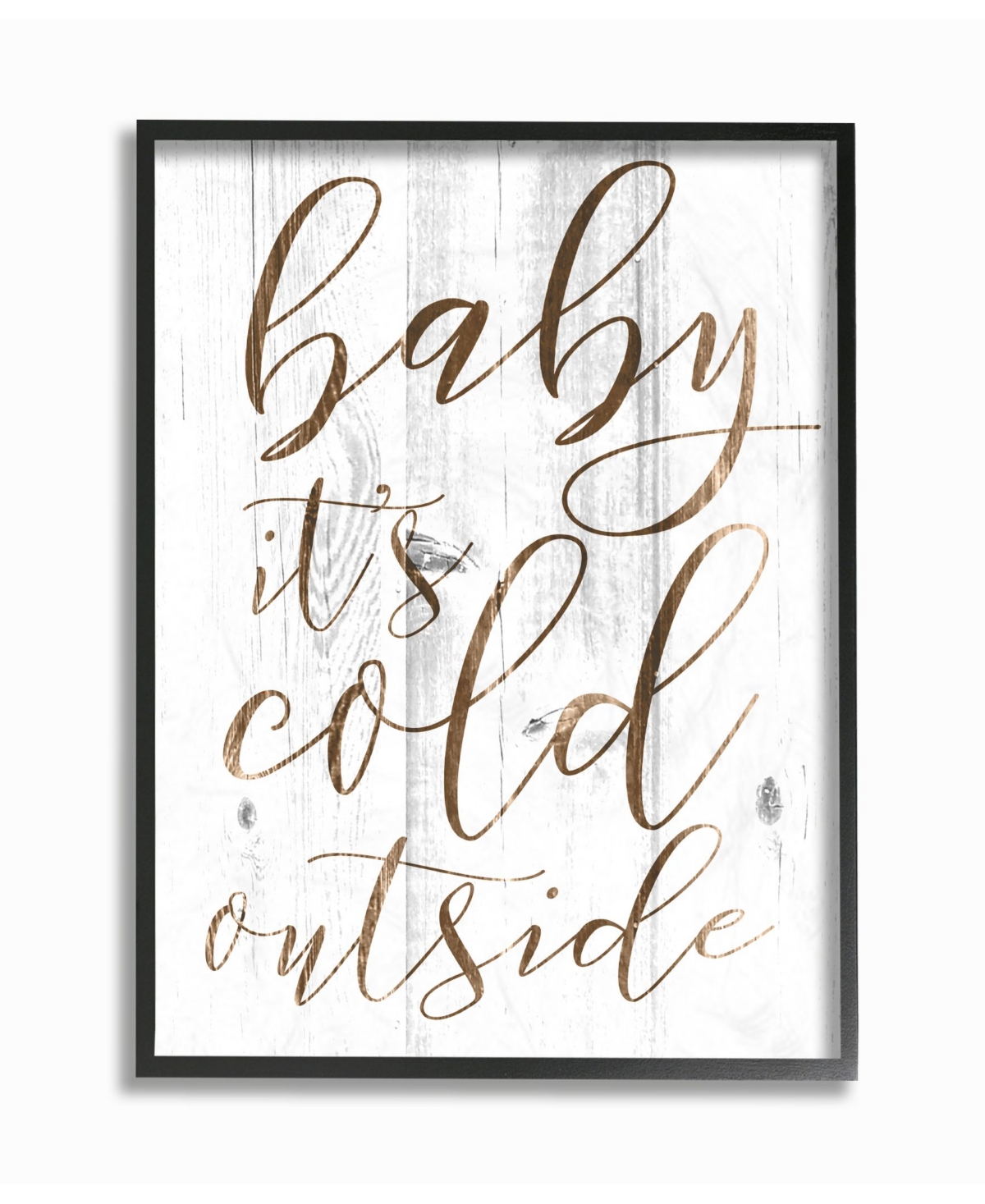 Click here for Stupell Industries Baby Its Cold Outside Framed Gi... prices