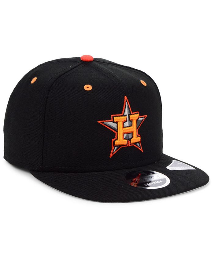 Lids New Era Houston Astros Orange Pop 9FIFTY Cap - Macy's