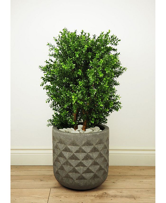 Le Present Artificial Boxwood Tree 27.5" - Macy's