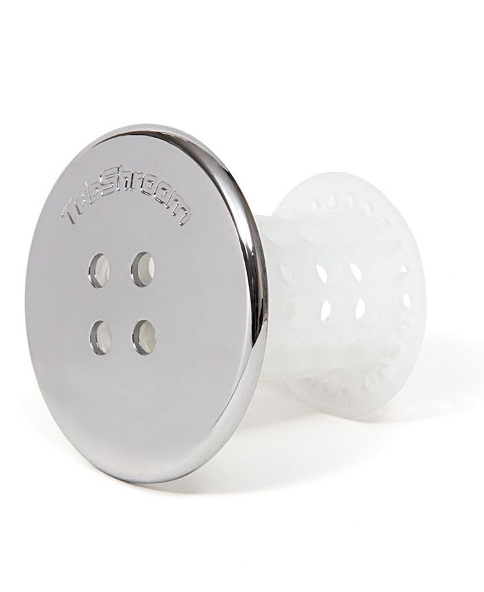 TubShroom Chrome Edition Revolutionary Tub Drain Protector Hair Catcher ...