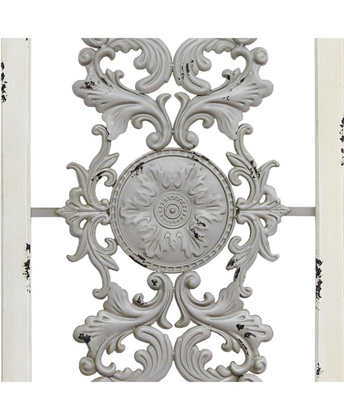 Stratton Home Décor Stratton Home Decor Grey Scroll Panel Wall Decor ...