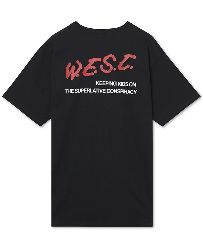 WeSC Men's Double Logo T-Shirt - Macy's