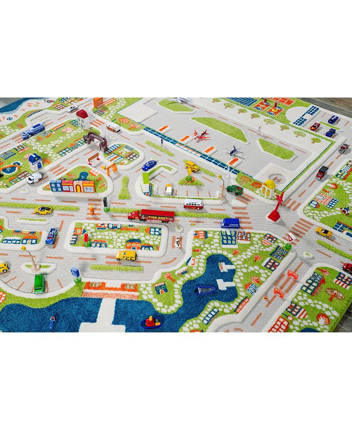 IVI Mini City 3D Play Rug - Macy's