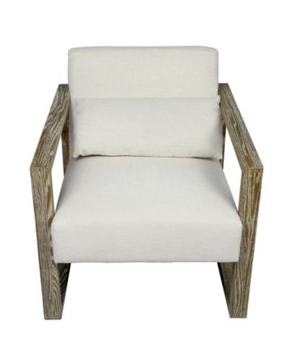 Moti Nash Arm Chair with Solid Oak Frame - Macy's