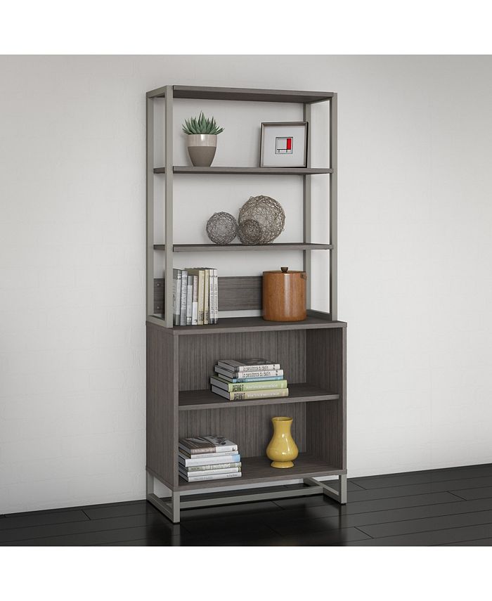 Kathy Ireland Office by Bush Furniture Method Bookcase with Hutch - Macy's